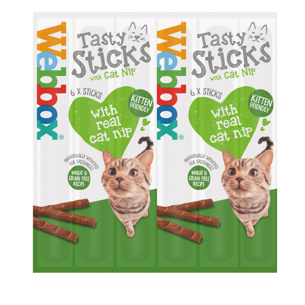 Webbox, Tasty Sticks Catnip Treats for Cats - Pet Range