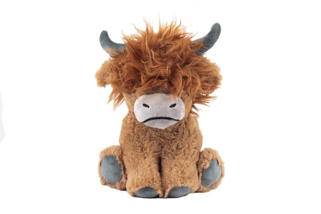 Webbox, Cuddle Highland Cow Dog Toy - Pet Range