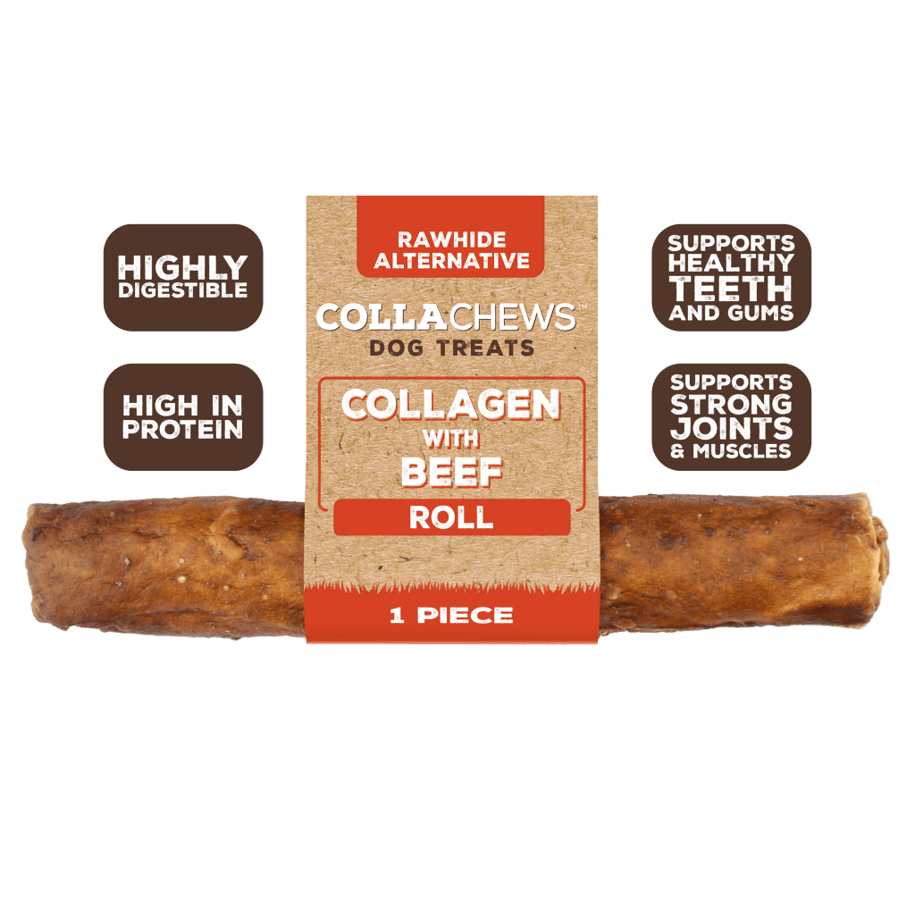 CollaChew 6" Collagen Roll - Beef - Pet Range